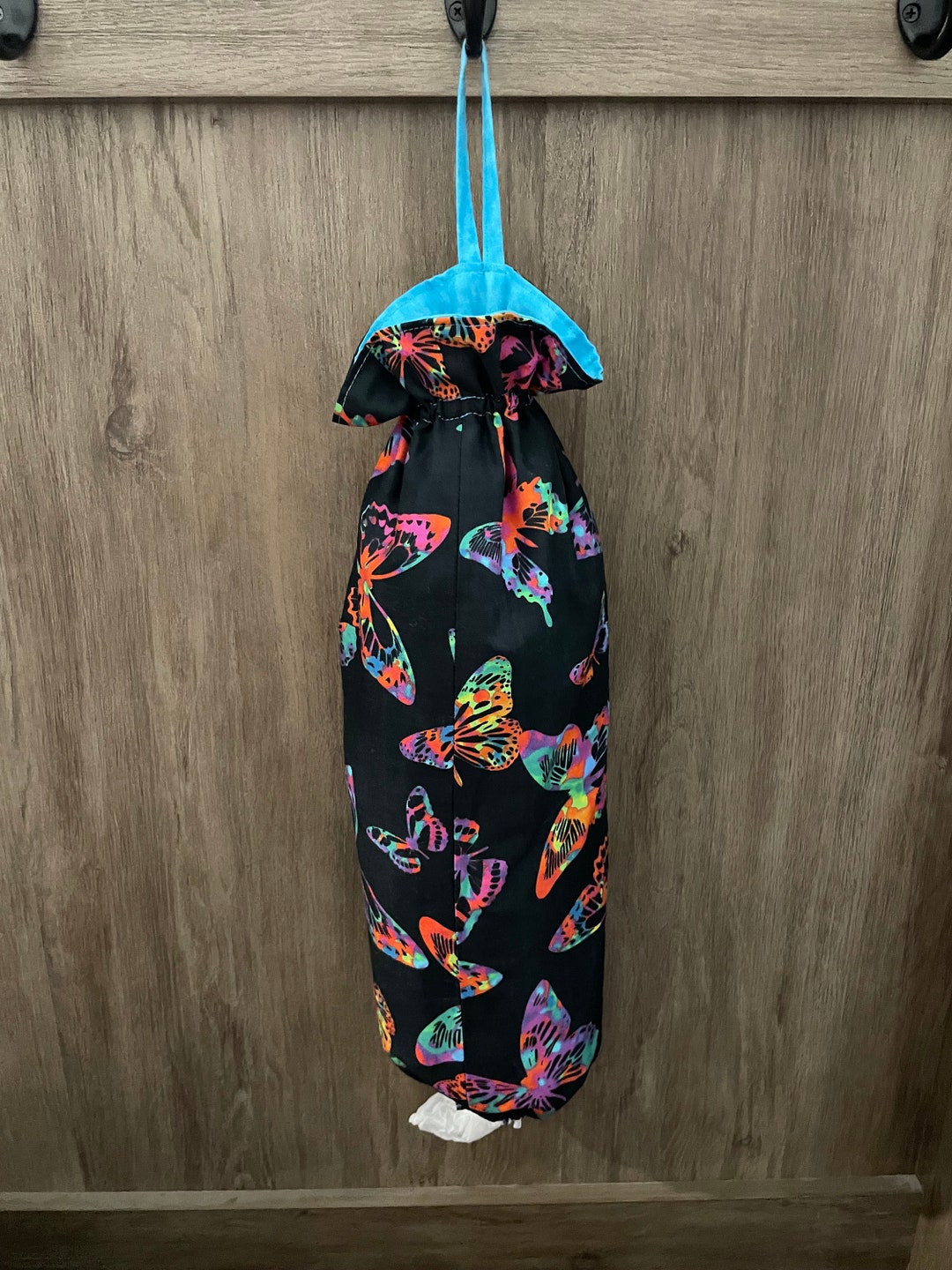 Hanging Reversible Plastic Bag Holder - Etsy