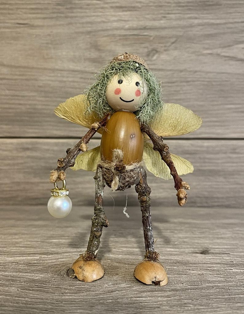 Hand Made Forest Sprite Tree Decoration - Small - Etsy UK