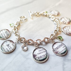 Bible Verse Bracelets / Bible Quote Bracelet / Daily Reminders / You ...