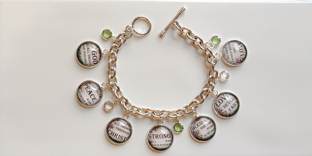 Bible Verse Bracelets / Bible Quote Bracelet / Daily Reminders / You ...