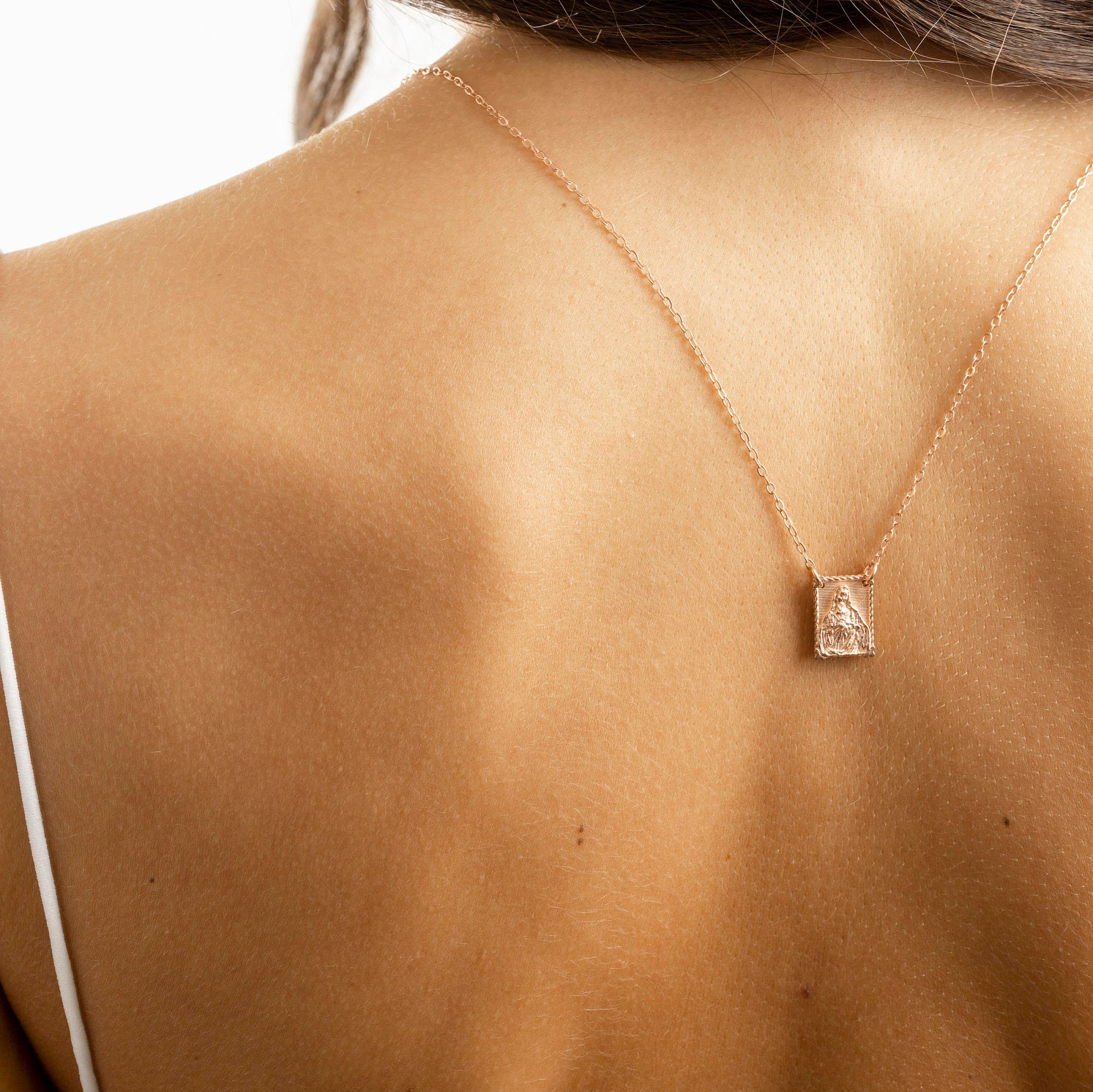 Silver 925 Small Scapular - Etsy Canada