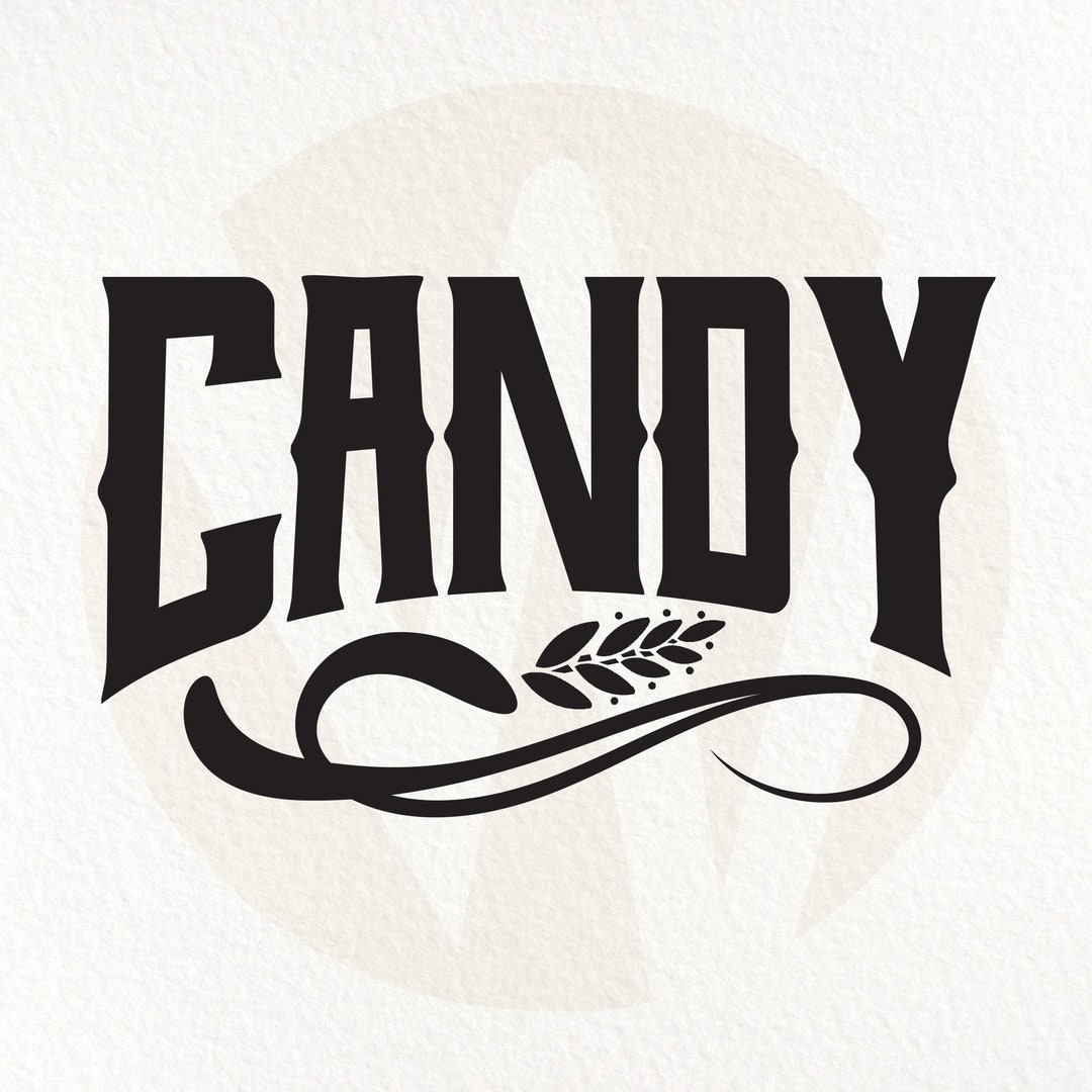 Candy Decorative Label. Instant Download in Svg, Png, Eps, Dxf Formats ...