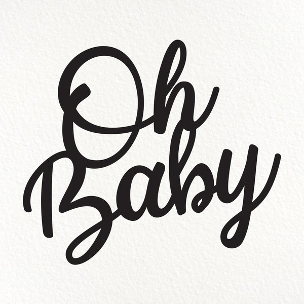 Oh Baby Sign - Etsy