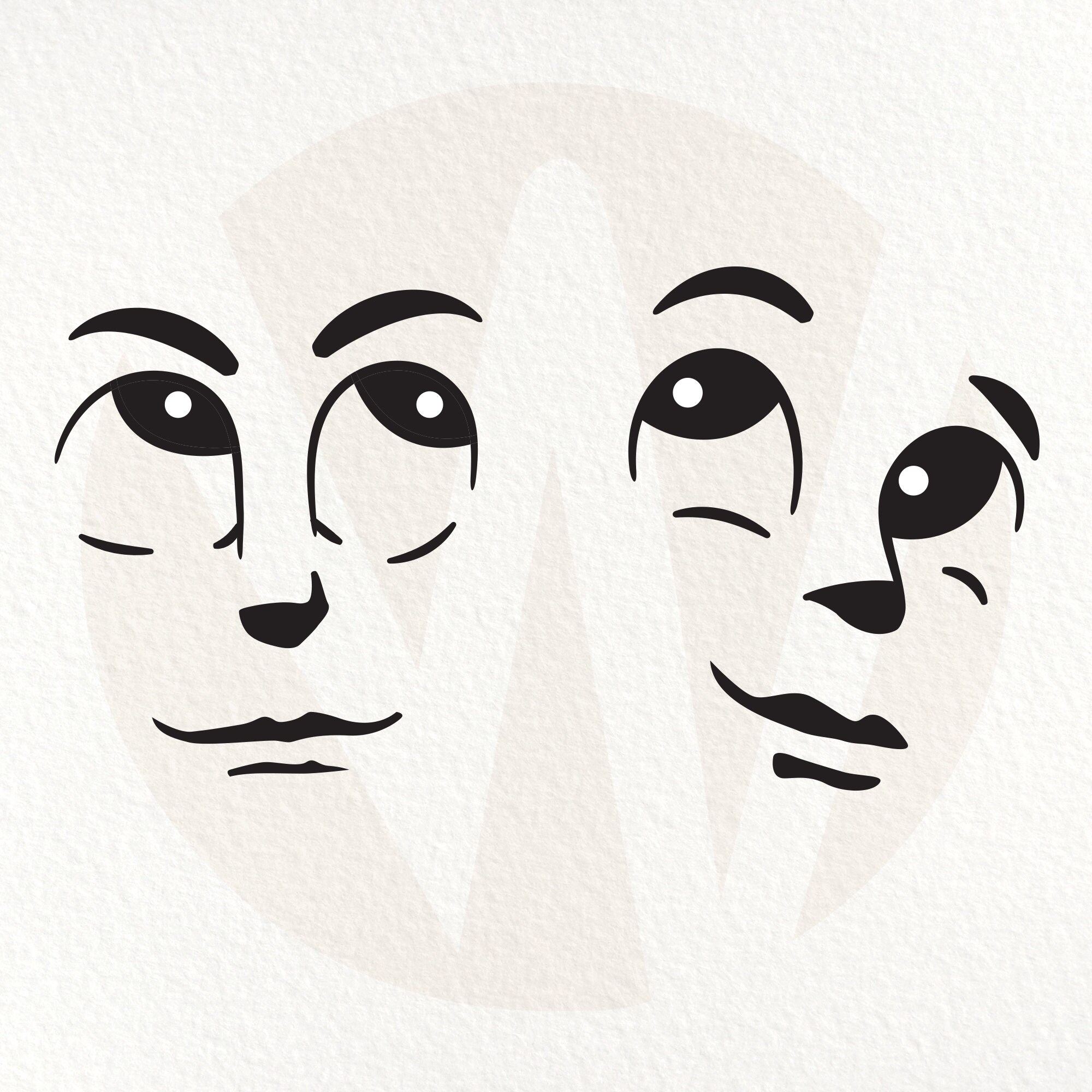 Facial Expressions SVG. Cartoon Faces SVG Instant Digital - Etsy