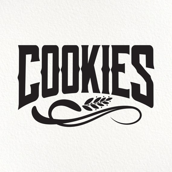Cookies Decorative Label. Instant Download Svg Png Eps Jpg. - Etsy