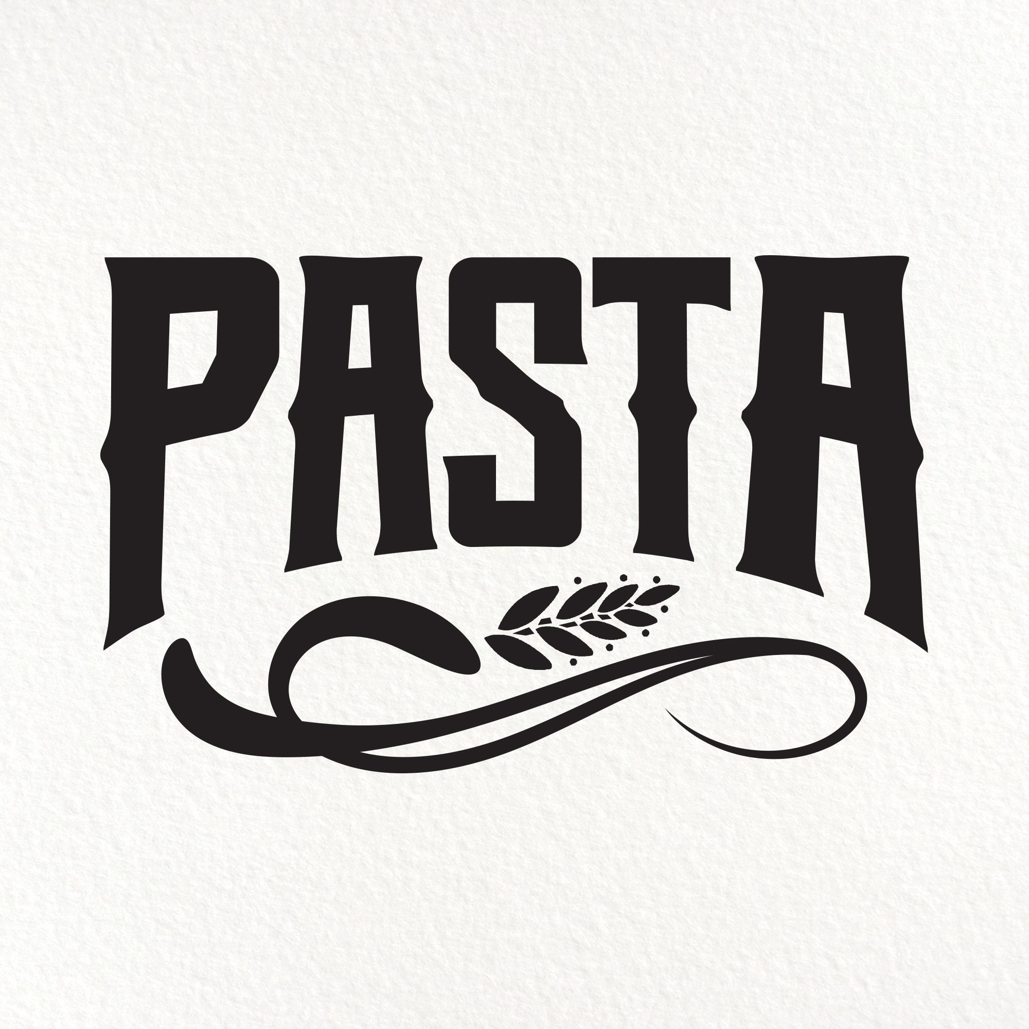 Pasta Decorative Label. Instant Download Svg, Png, Eps, Jpg. - Etsy