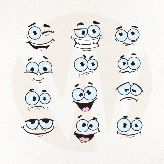 Funny Face Drawing Cartoon