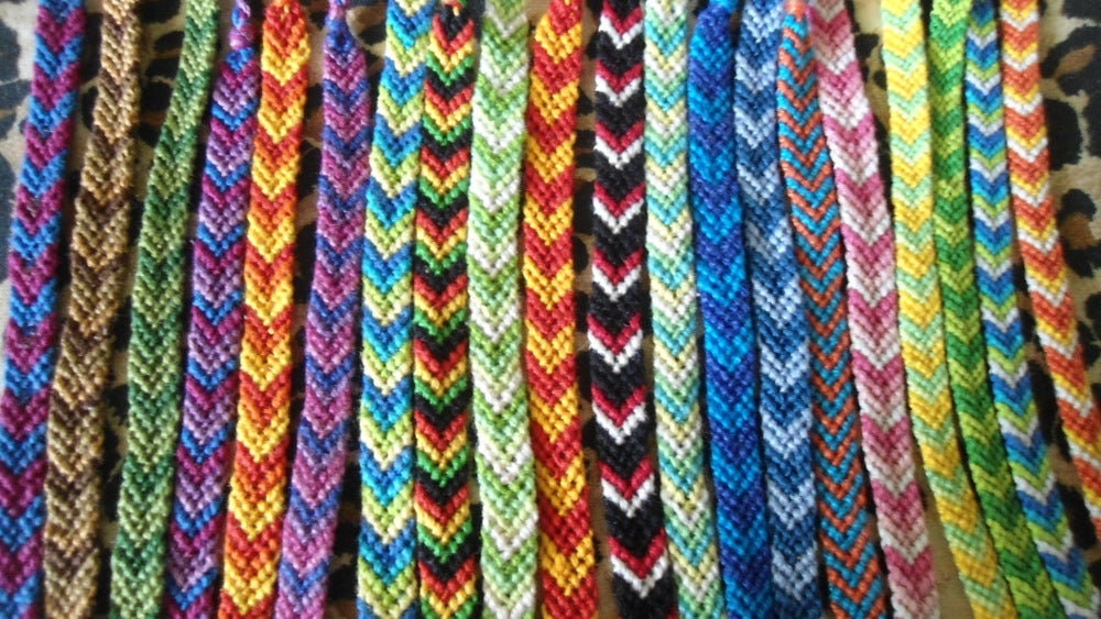 Handmade String Friendship Bracelets - Etsy