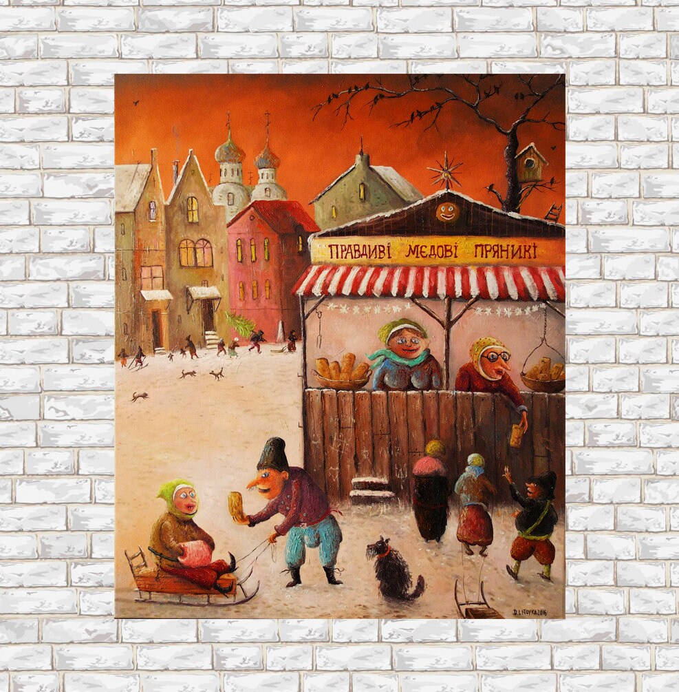 Whimsical Artwork Original, Surrealistic Art, Whimsical Landscape ...