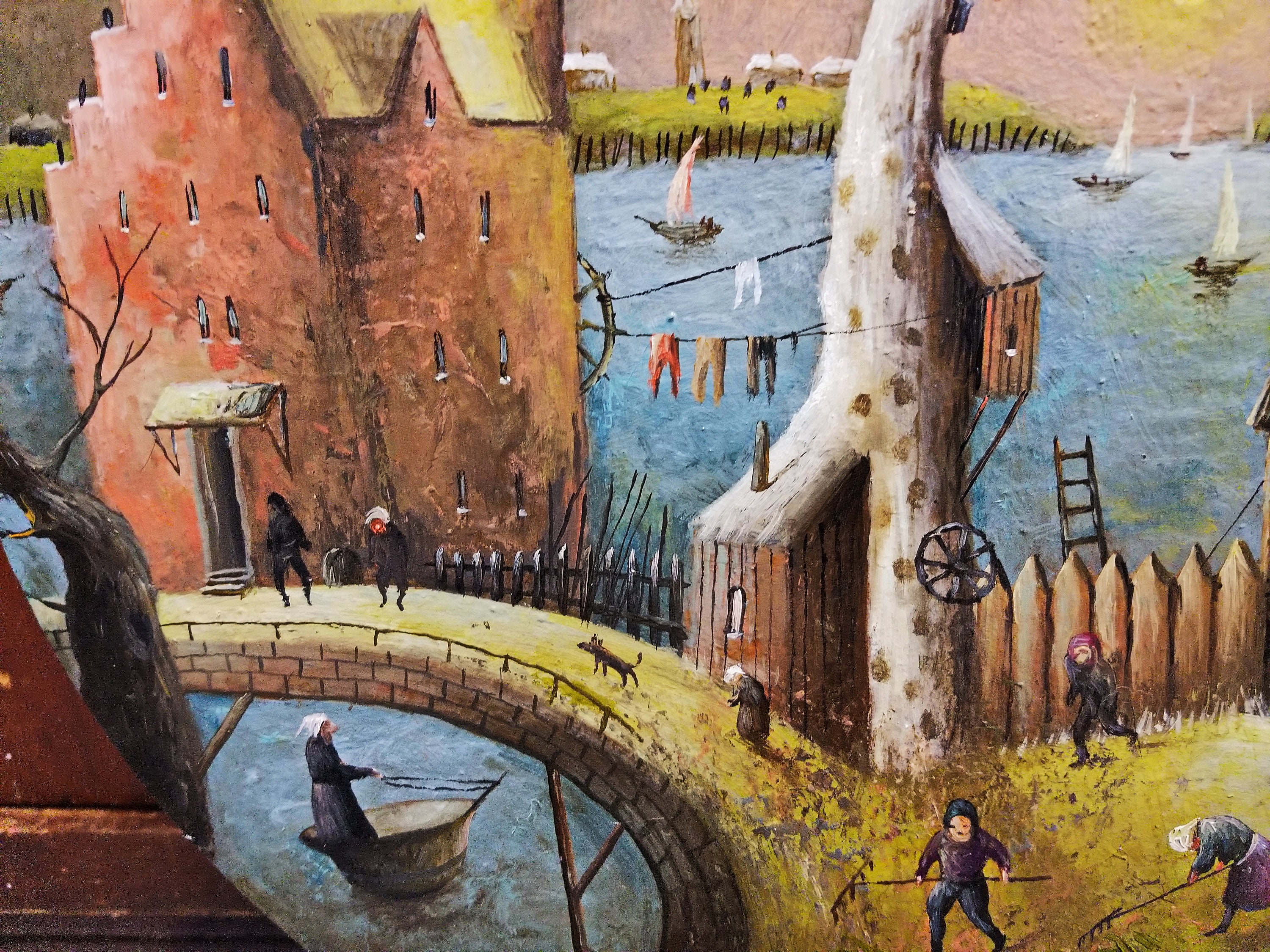 Whimsical Artwork Original, Surrealistic Painting, Whimsical Landscape ...