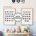Minimalist Numbers Poster Printable Wall Art,black,white,set of 2,kids ...