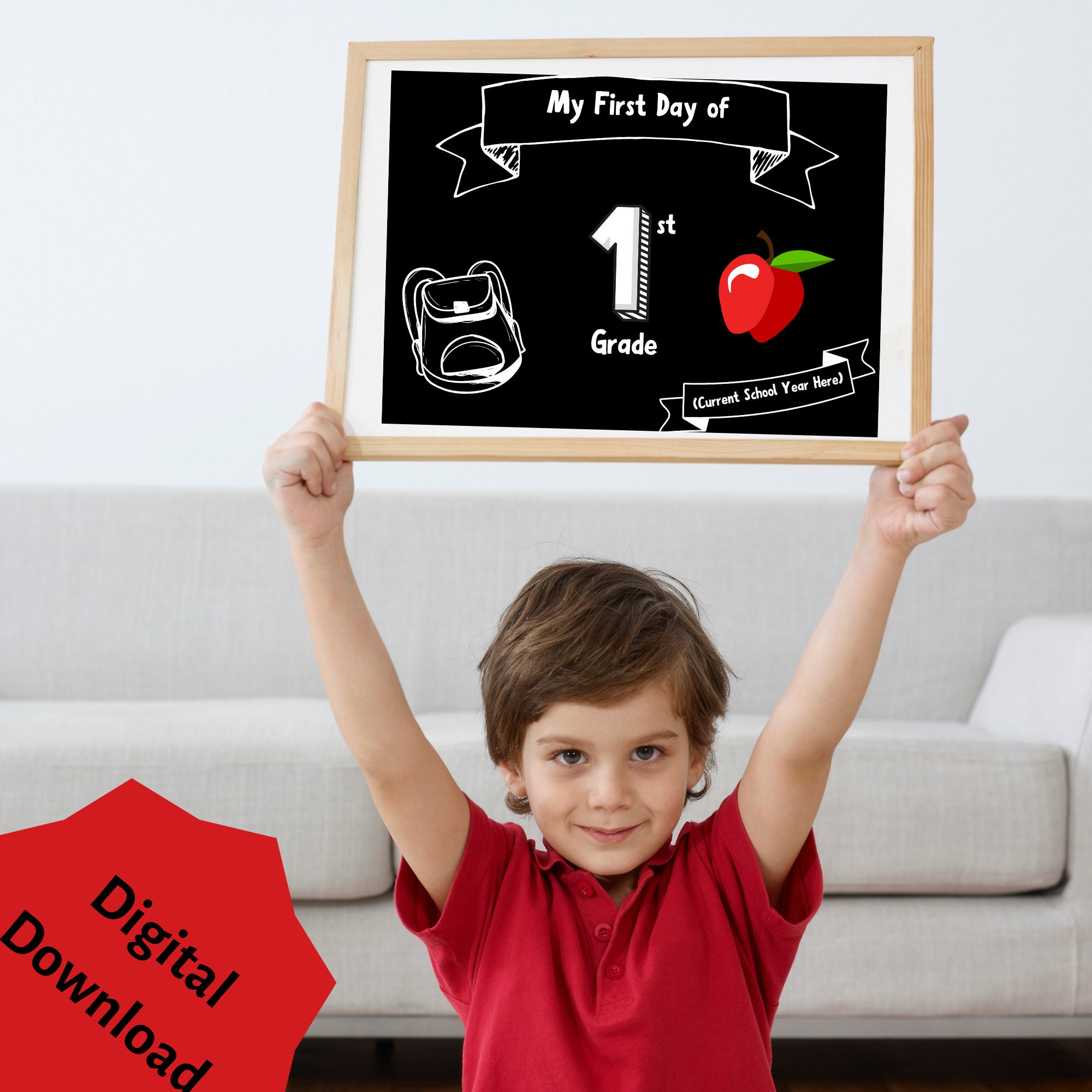First Day of First Grade First Day of Class Printable Back - Etsy