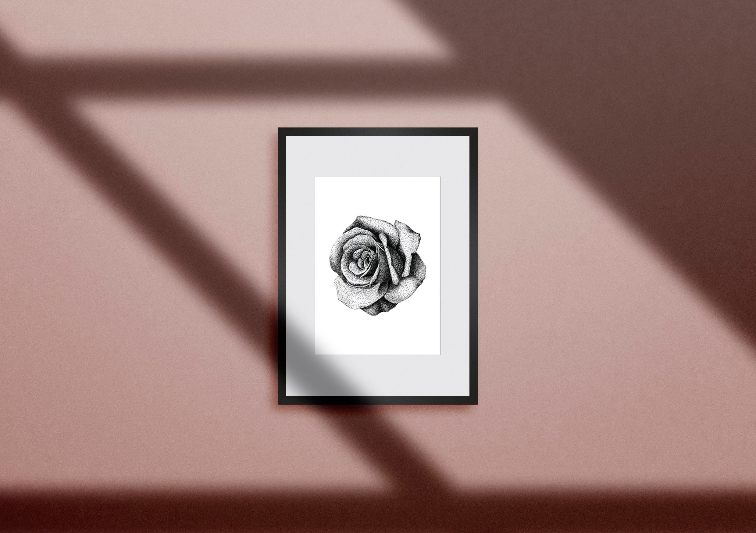 Vectorised Hand-drawn Rose Illustration, Floral Drawing, Aesthetic Art ...