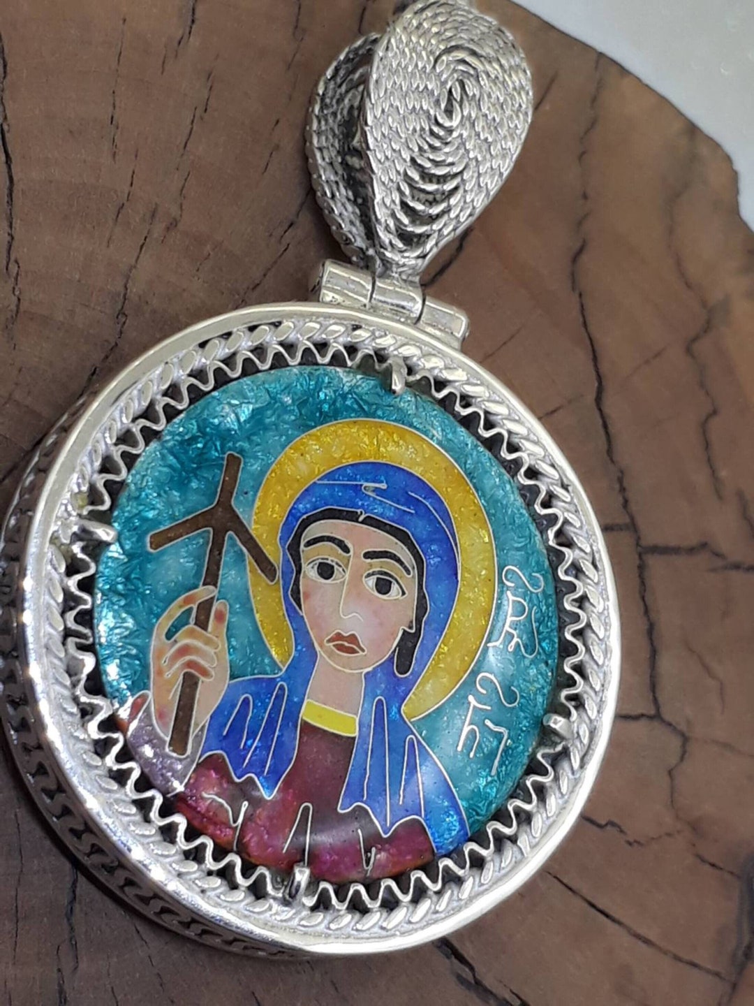 Saint Nino,orthodox Icon St Nina of Cappadocia.filigree,handmade ...