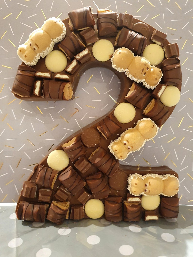 GIANT Chocolate Covered Numbers Personalise. Enormous - Etsy UK