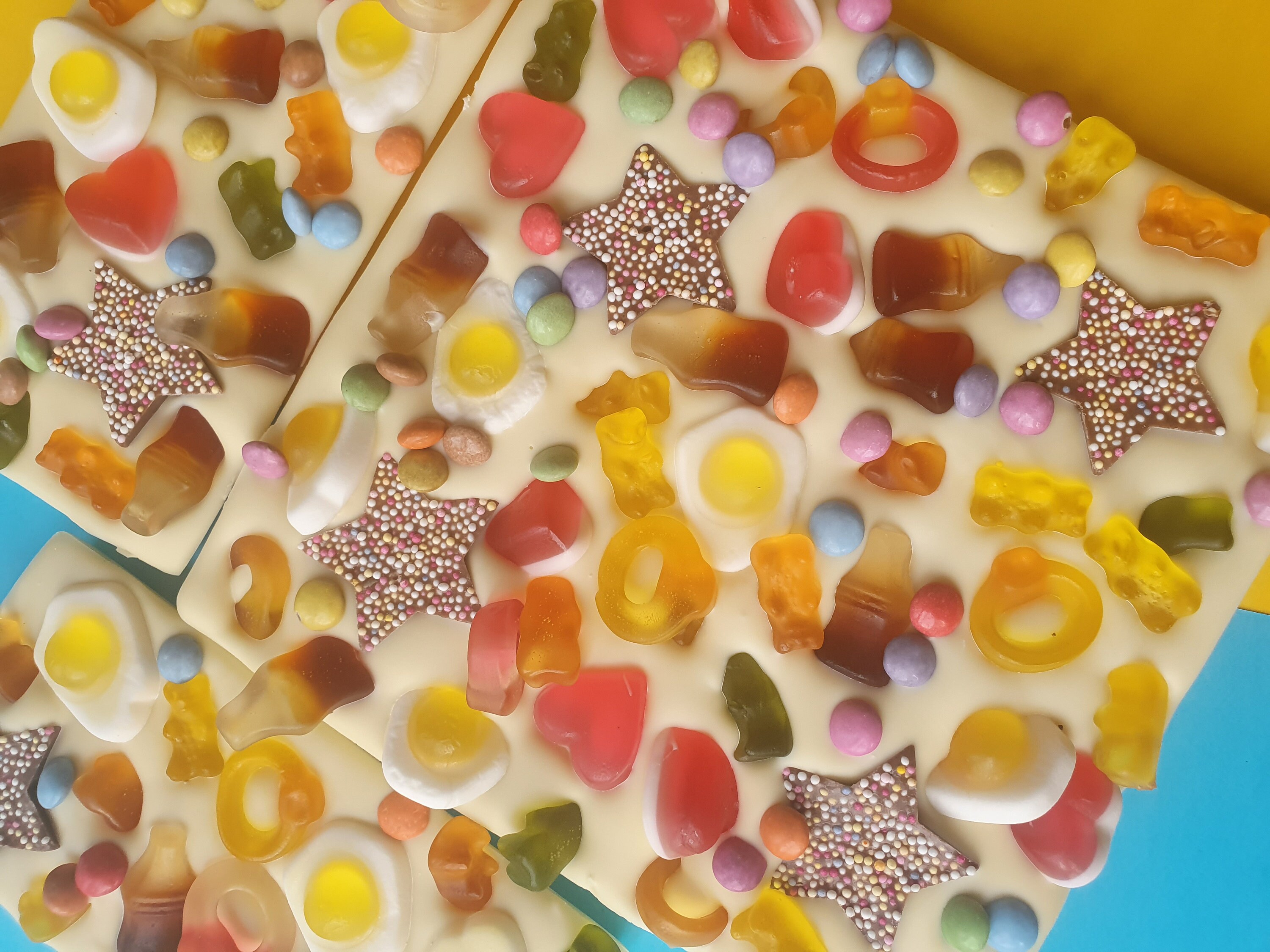 Haribo starmix covered belgium white chocolate. haribo | Etsy