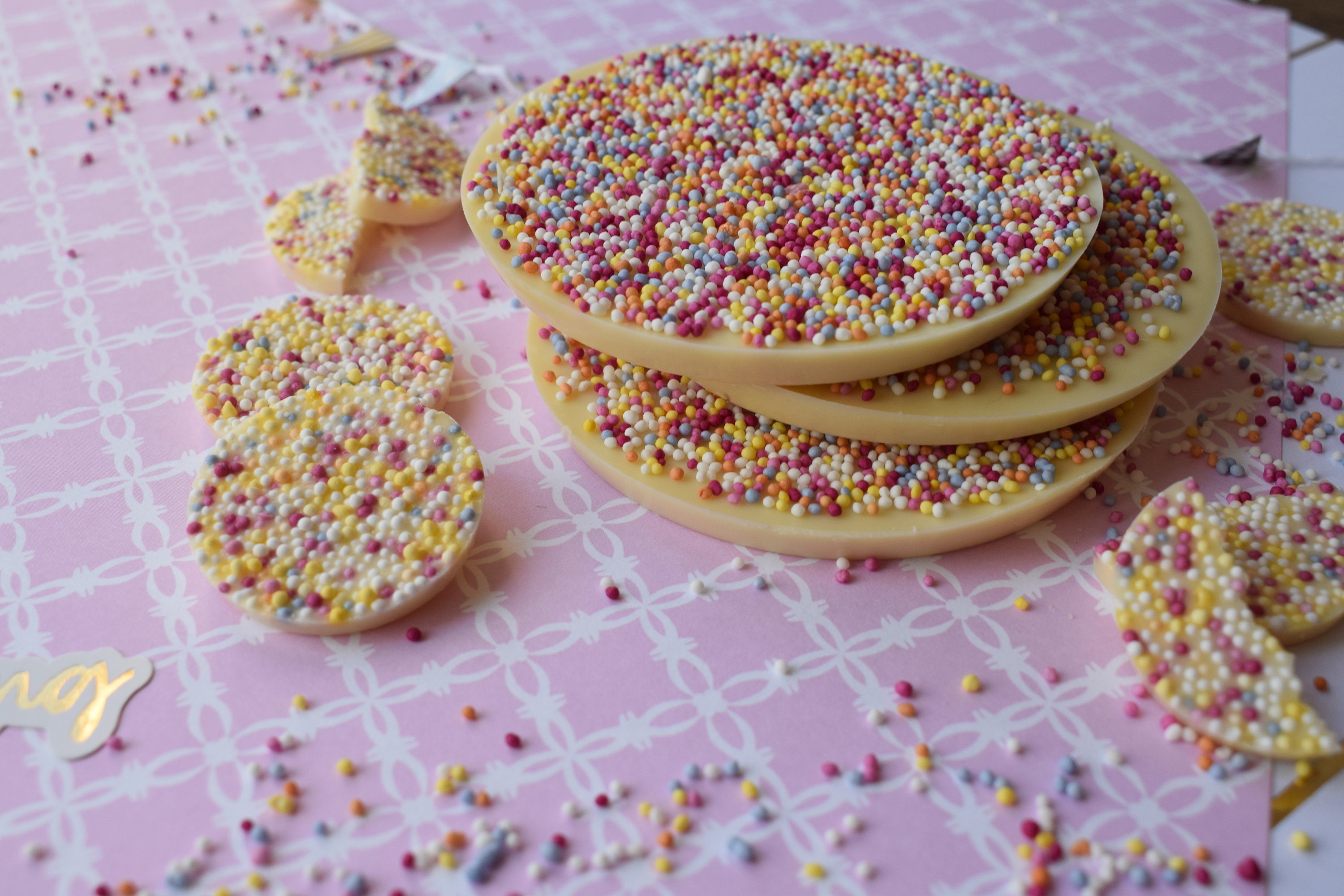 Pack of Three Giant Jazzles Belgian White Chocolate 35x - Etsy