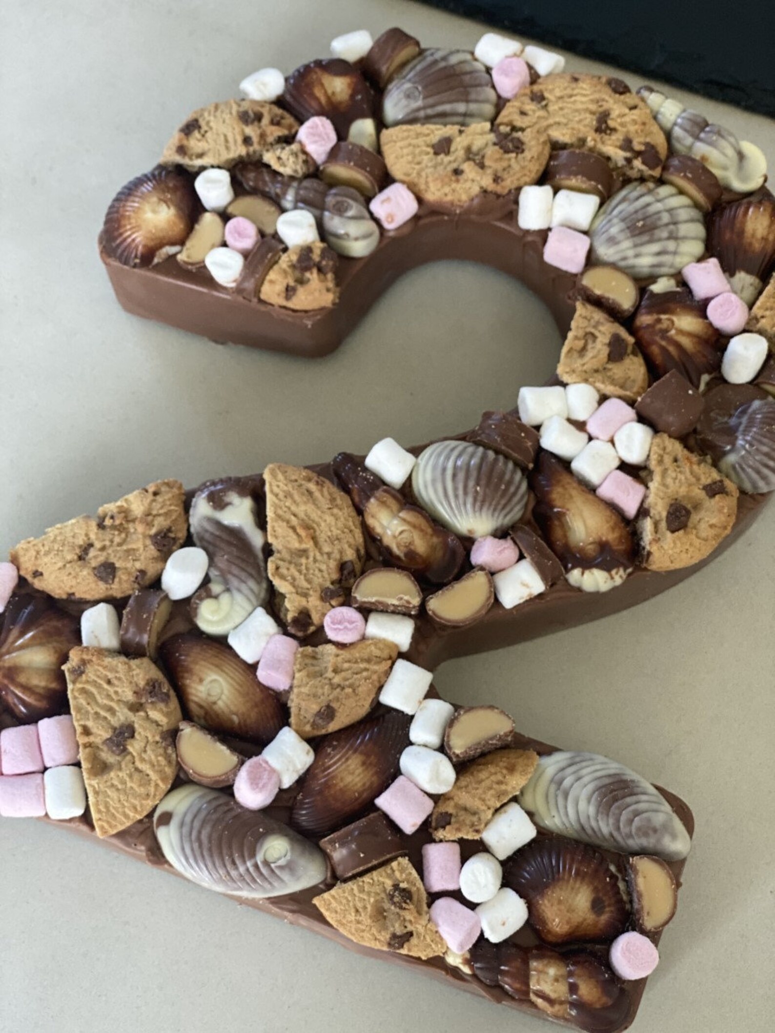 GIANT Chocolate Covered Numbers Personalise. Enormous Birthday. Mars ...