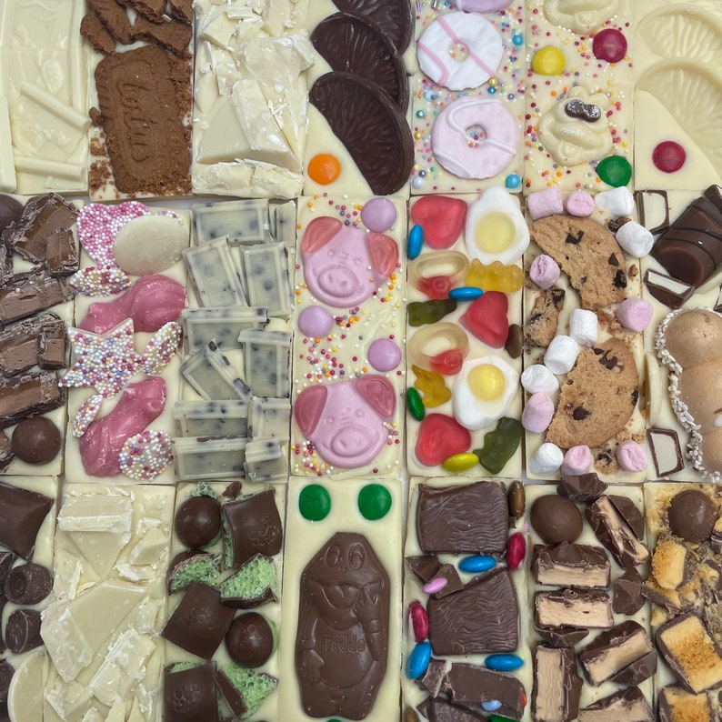 White Mini Snap Bars. Biscoff. Kinder. Caramel. Terrys - Etsy UK