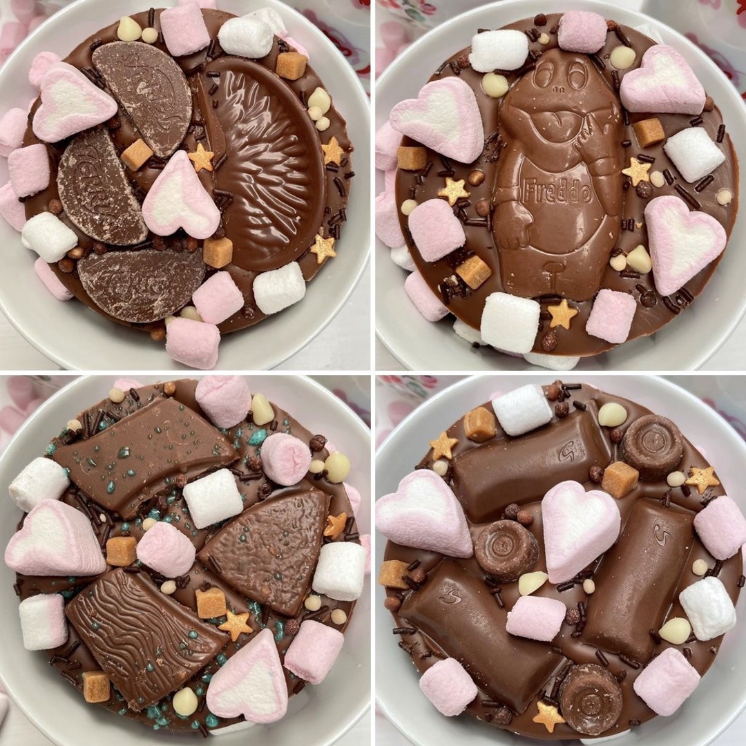 Milk Choc Hot Chocolate Topper. Snickers. Aero. Salted - Etsy