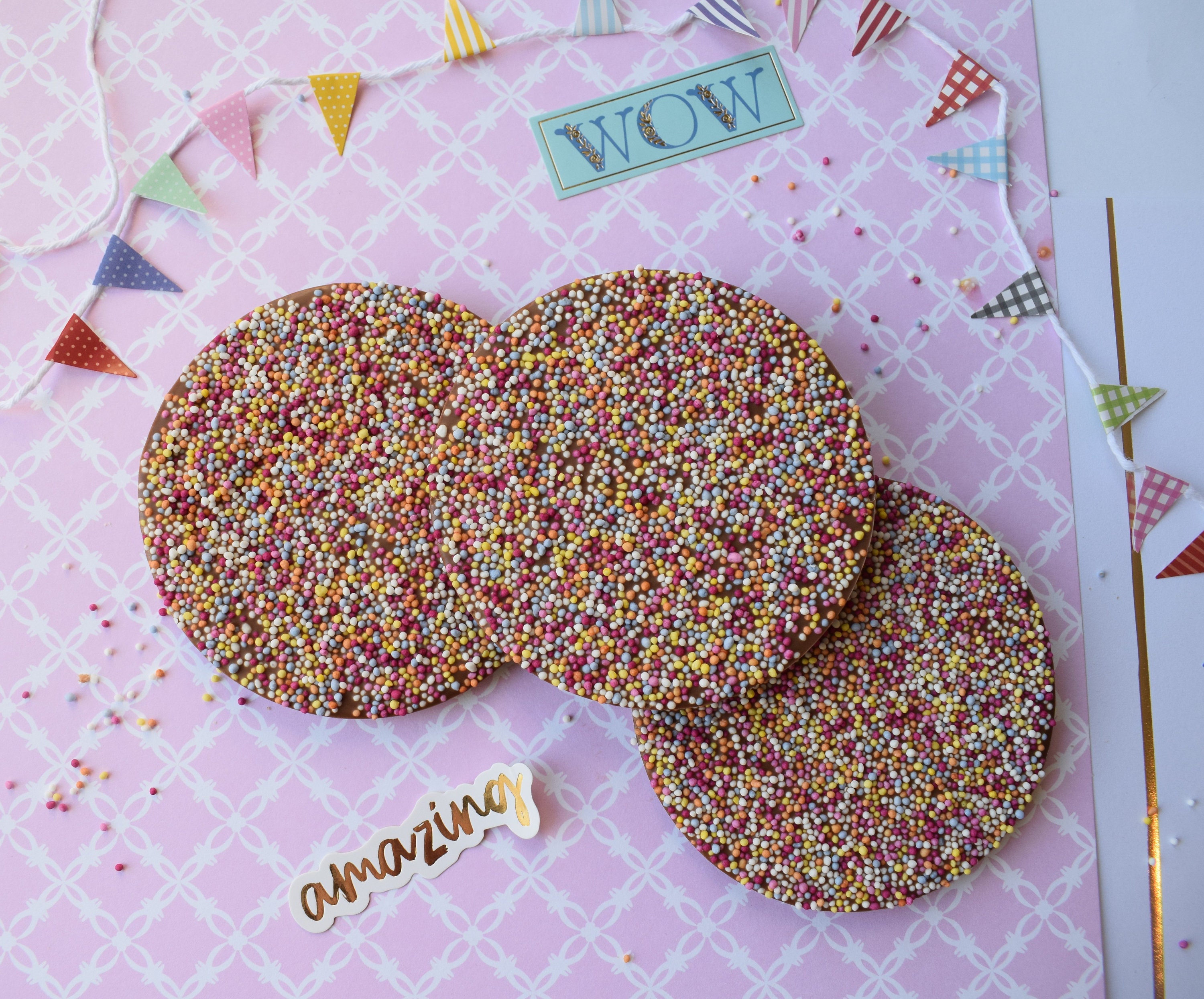 Pack of Three Giant Jazzles Belgian Milk Chocolate 35x BIGGER - Etsy UK