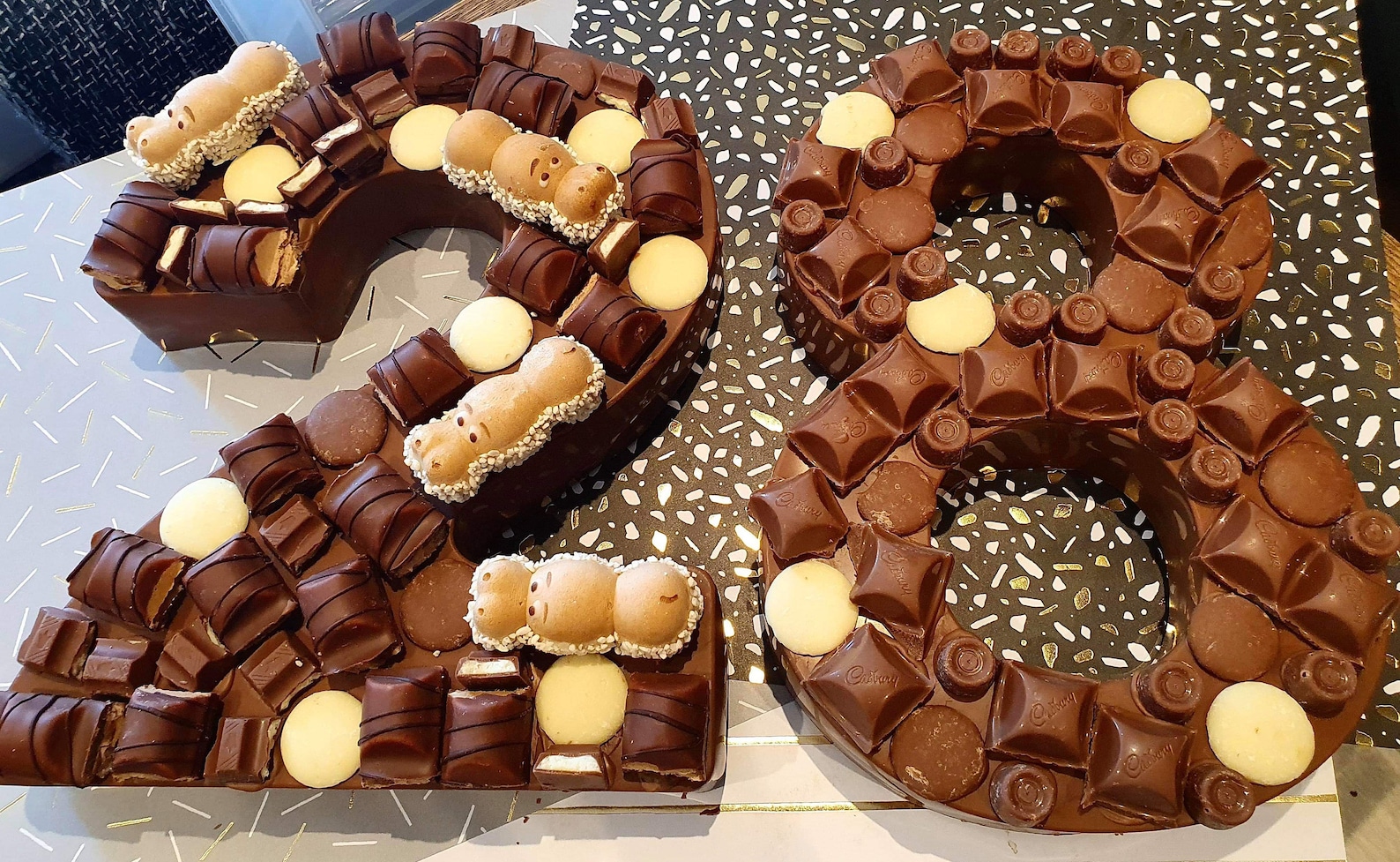 GIANT Chocolate Covered Numbers Personalise. Enormous Birthday. Mars ...