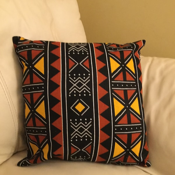 African Print Pillow - Etsy