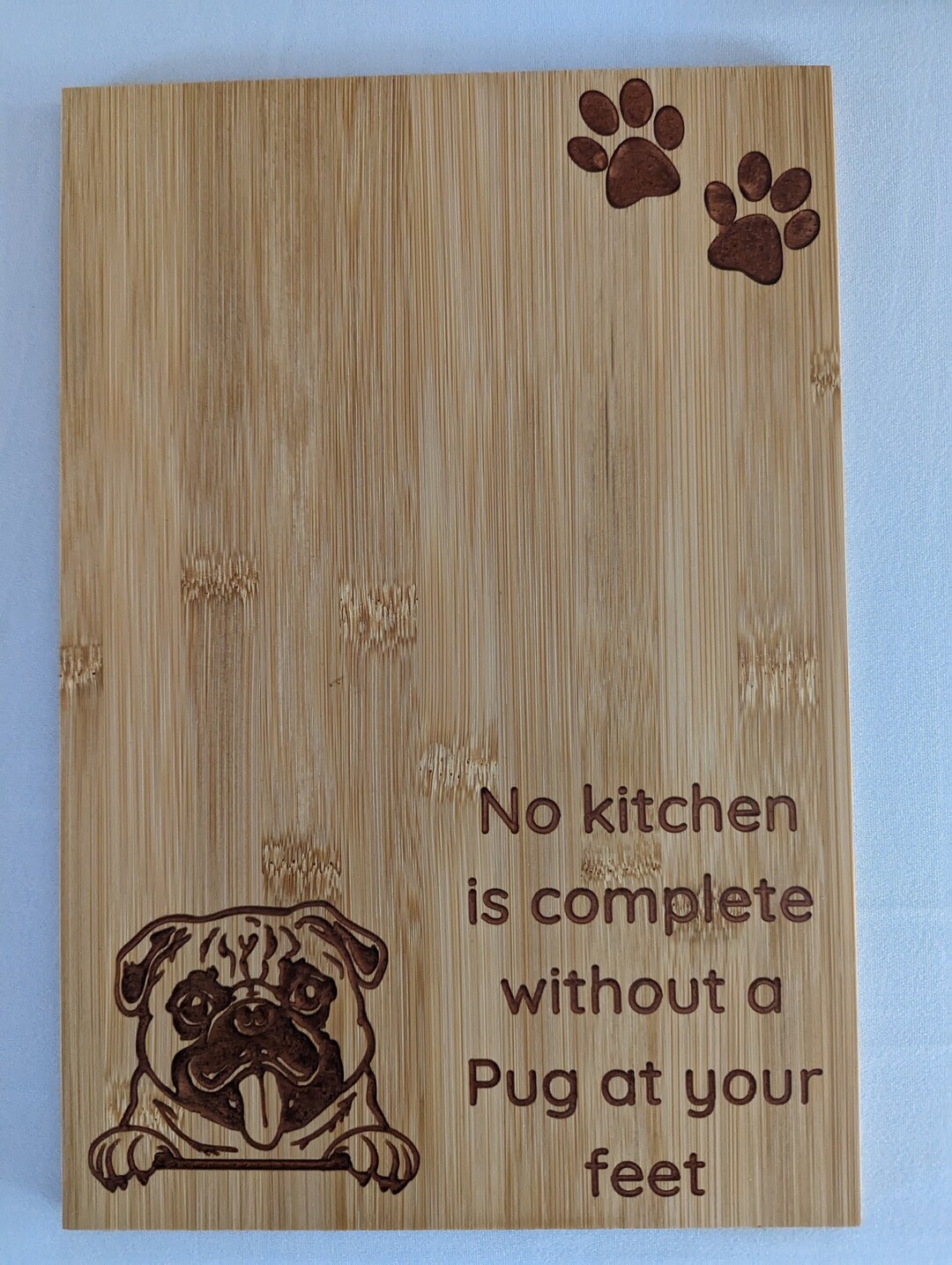Pug Lovers No Kitchen is Complete Without a Pug at Your Feet ...