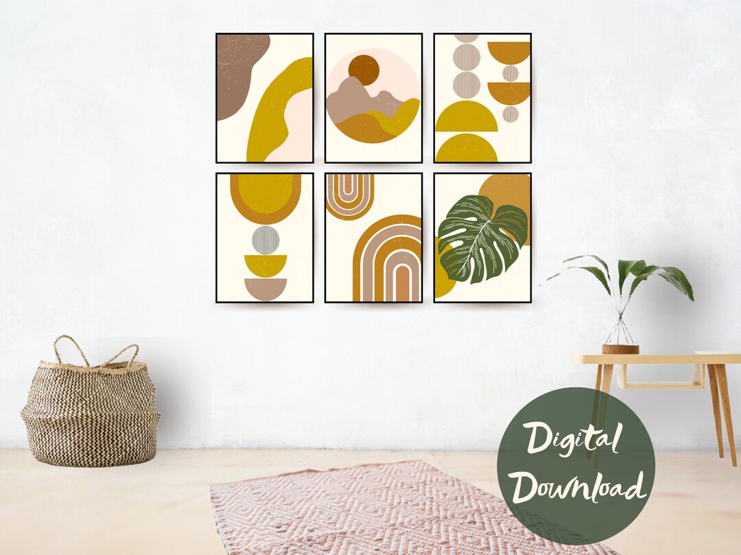 Boho Wall Collage Printable - Etsy