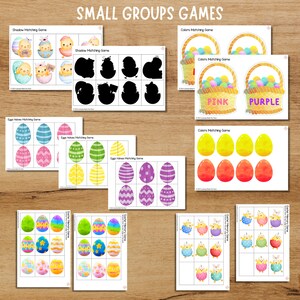 Easter Bundle, Preschool Printable, Easter Printables, Math Literacy ...