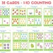 Easter Count Clip Cards, Numbers 1-10 Count and Clip Activity ...