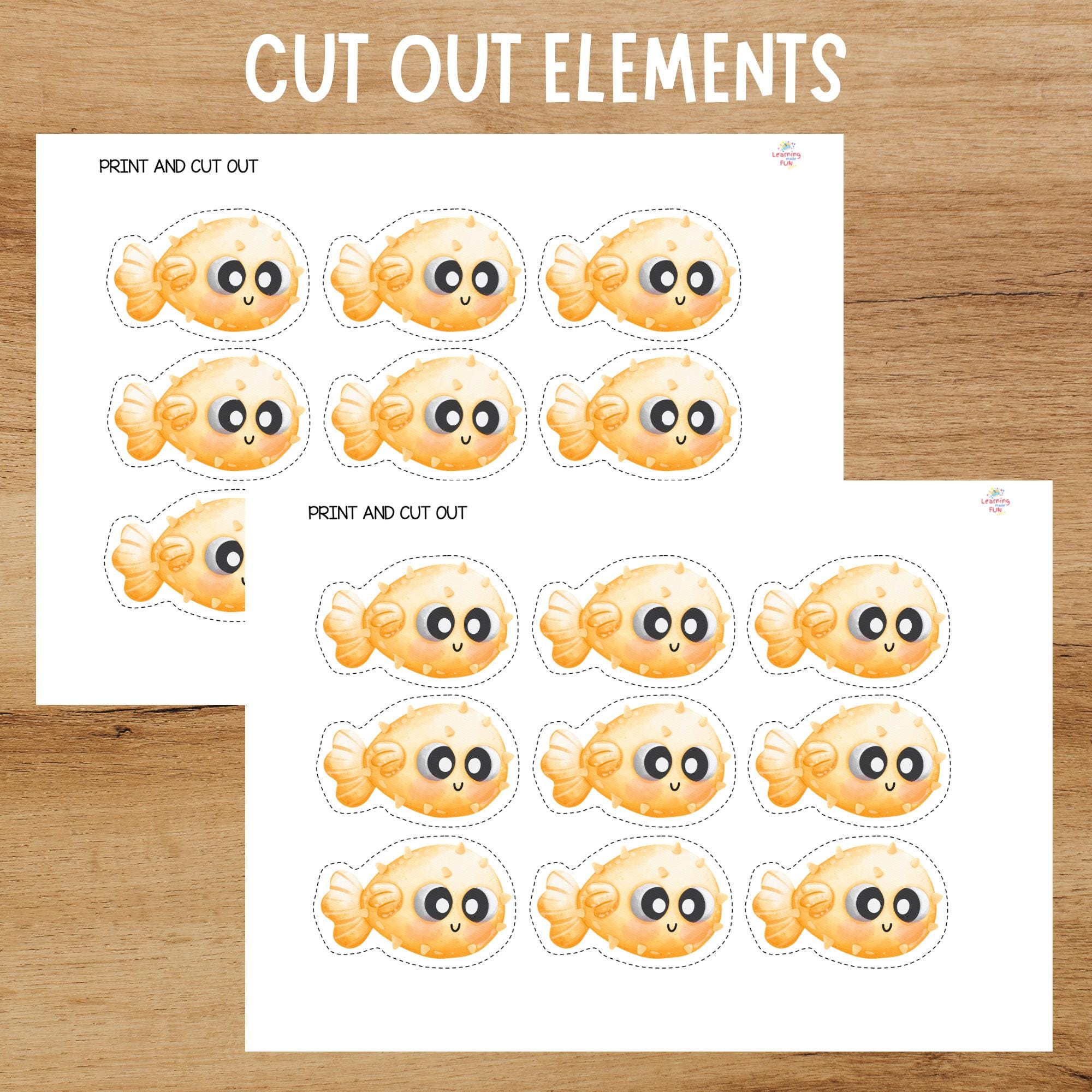 Feed Hammerhead Shark Count 20, Printable Flisat Insert, Trofast Insert ...