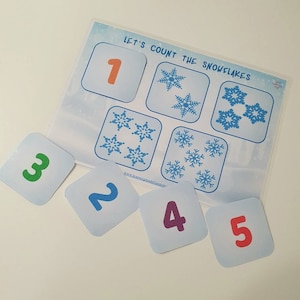 Winter Busy Book Printable, Winter Preschool Binder, Learning Activity ...