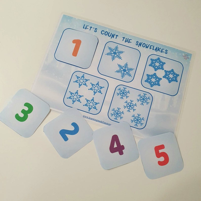 Winter Busy Book Printable Winter Preschool Binder Learning | Etsy