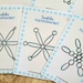 Snowflakes Play Dough Mats, Printable Play Doh Toddler Activities ...