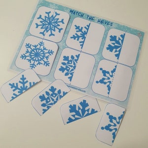 Winter Busy Book Printable, Winter Preschool Binder, Learning Activity ...