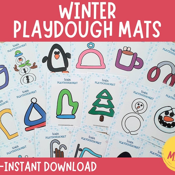 Play Dough Mats - Etsy