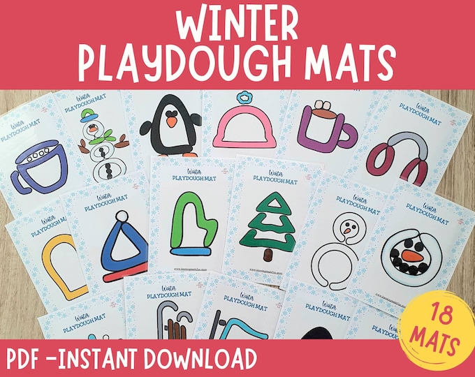 Play Dough Kit, Christmas Play Dough Kit, Penguin Play Dough Kit ...