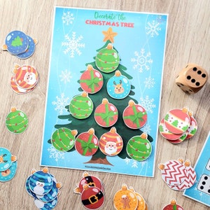 Decorate the Christmas Tree, Christmas Busy Book Page, Christmas Games ...