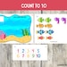 Fish Counting Activity: Numbers 1-20, Preschool Printable (PDF) - Etsy