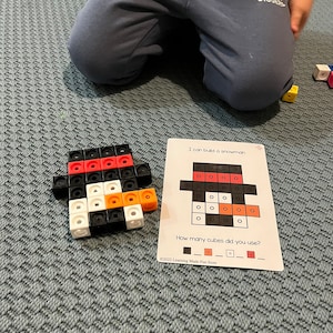 Winter Snap Cubes Mats, Connecting Cubes Task Cards, Preschool ...