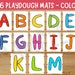 Alphabet Play Doh Cards Toddler Activities ABC Play Dough Mats - Etsy