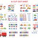 Transportation Busy Book, Transportation Matching Game, Preschool ...