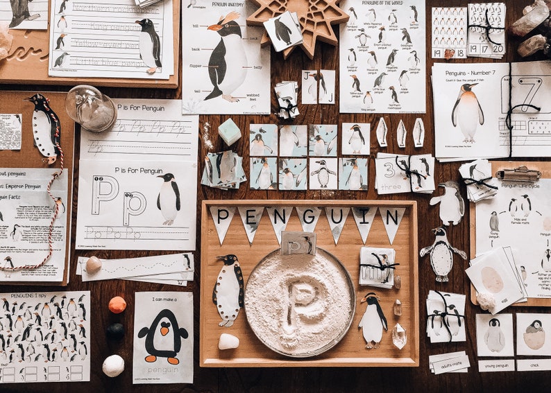Penguins Unit Study Penguin Themed Printable Polar Animals - Etsy