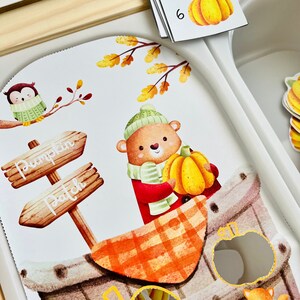 Pumpkins Sorting Flisat Insert, Trofast Insert, Flisat Printable ...