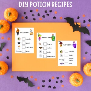 Halloween Potions Dramatic Play: Witch Brews Counting Game (PDF) - Etsy