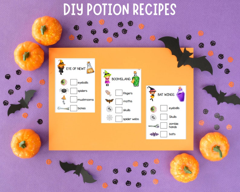 Halloween Potions Dramatic Play Witch Brews Pretend Play - Etsy