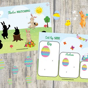 Easter Busy Book, Preschool Learning Binder, Busy Book Printable, Pre K ...