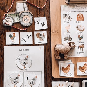 Farm Animals Unit Study: Homeschool Learning Activities (PDF) - Etsy