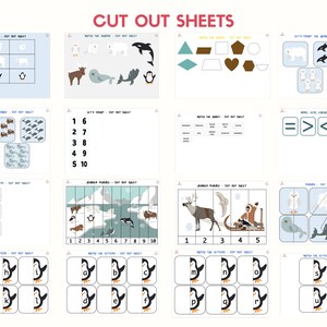 Arctic Animals Busy Book, Polar Animals Busy Binder, Learning Binder ...